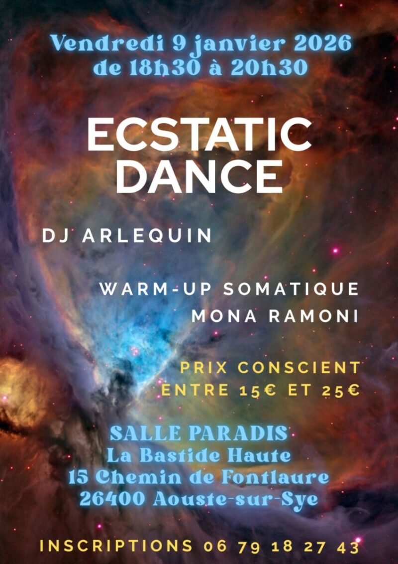 09/01 Ecstatic Dance – Aouste-sur-Sye – Les échos de Couspeau